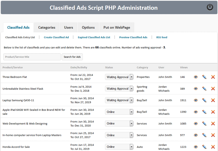 Classified Ads Script Php Posted By Nevenov Hotscripts General