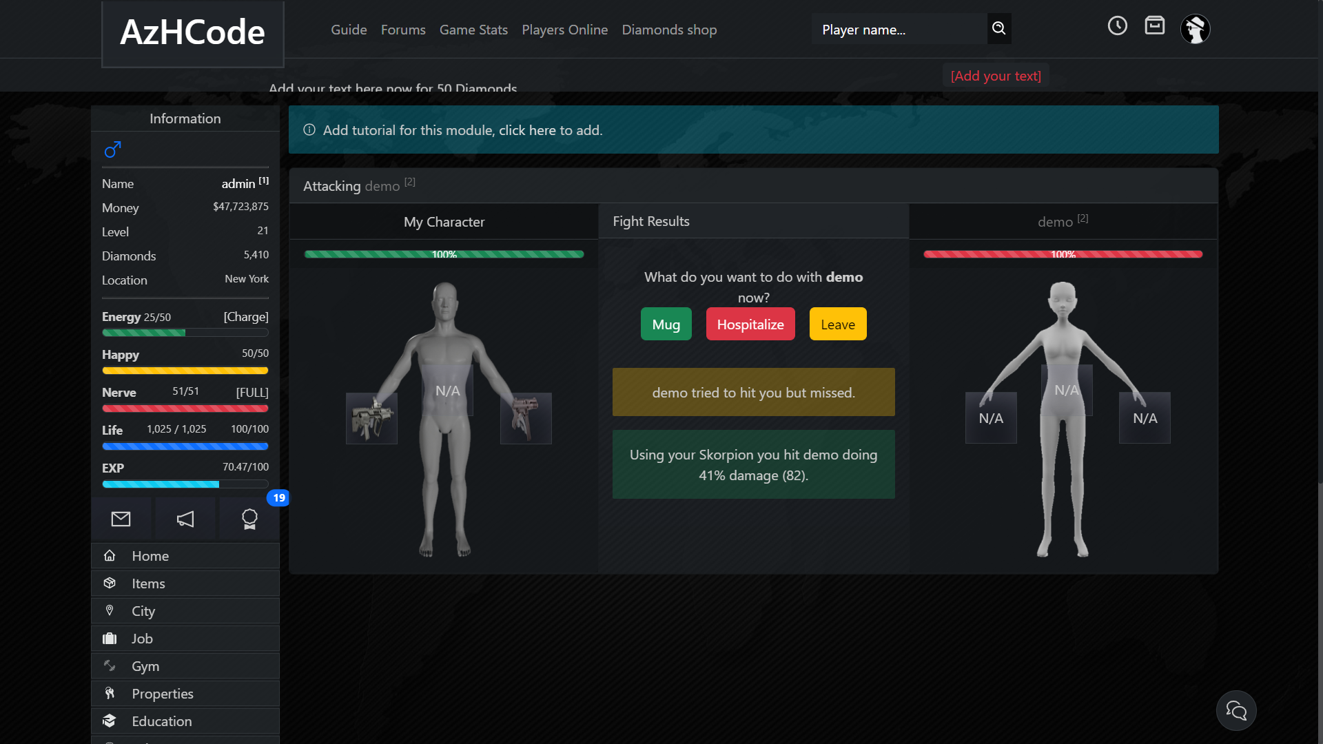 AzHCode - Online Browser Game Platform (Posted by AlizHarb) | Hotscripts Games & Entertainment